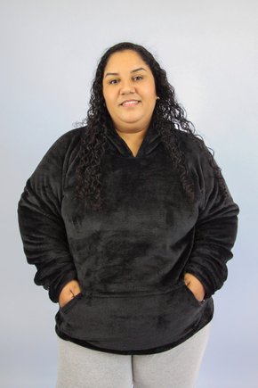 Blusa Moletom Plus Size Teddy Unissex