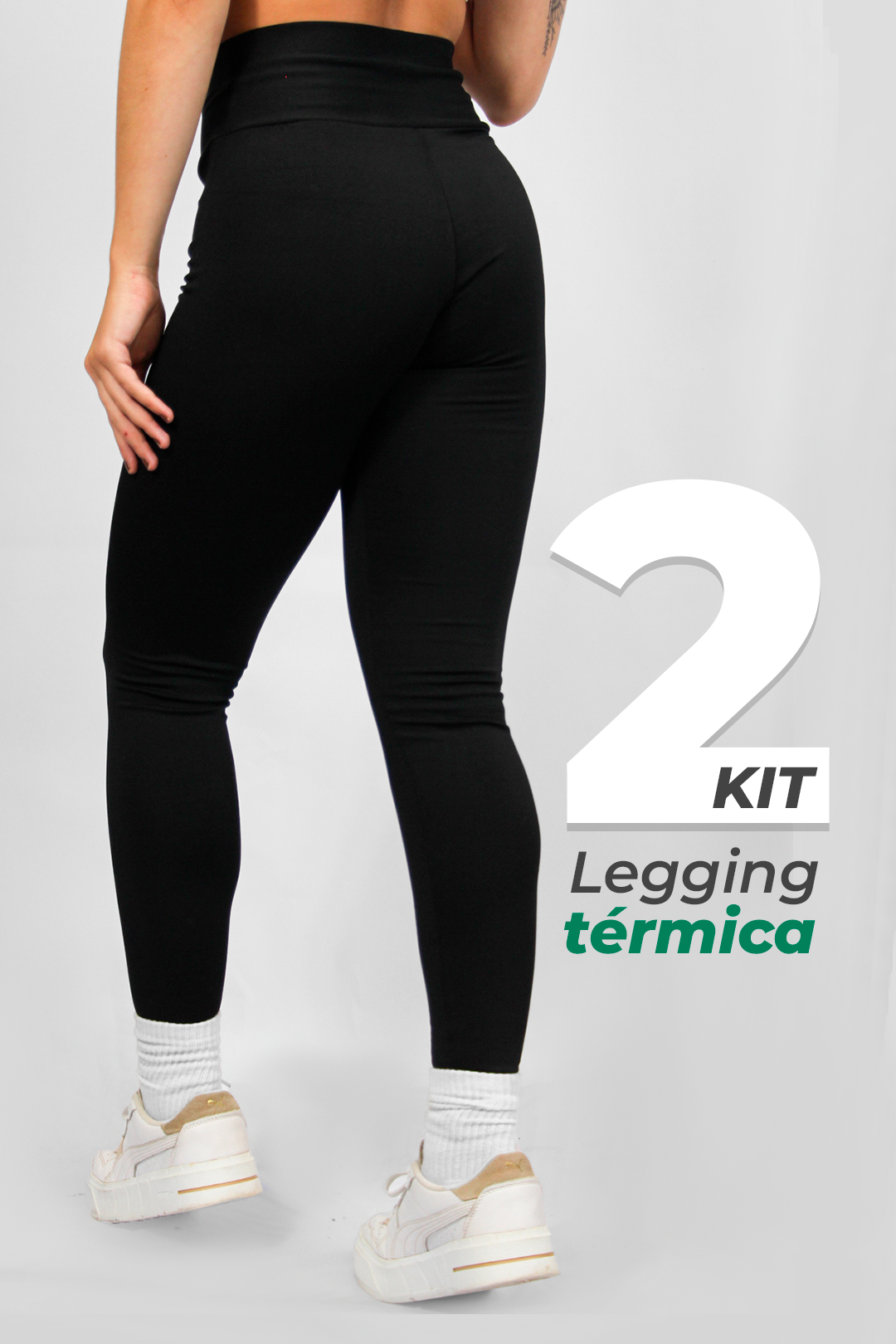 Kit 2x Legging Inverno Térmica